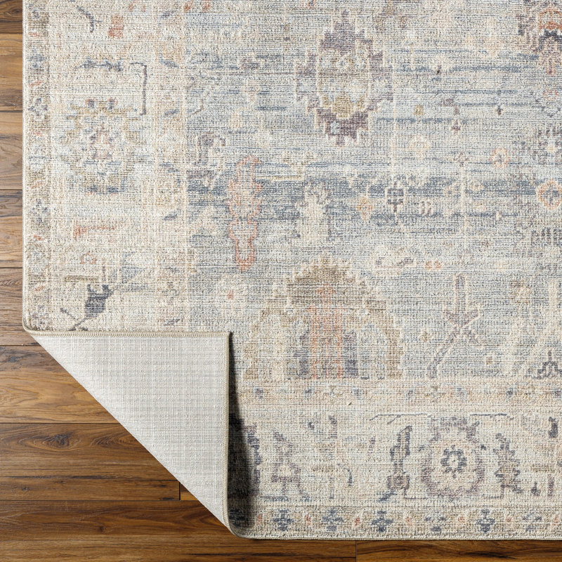 Becki Owens x Livabliss Becki Owens x Surya Marlene Vintage Pale Blue Area Rug & Reviews | Wayfair
